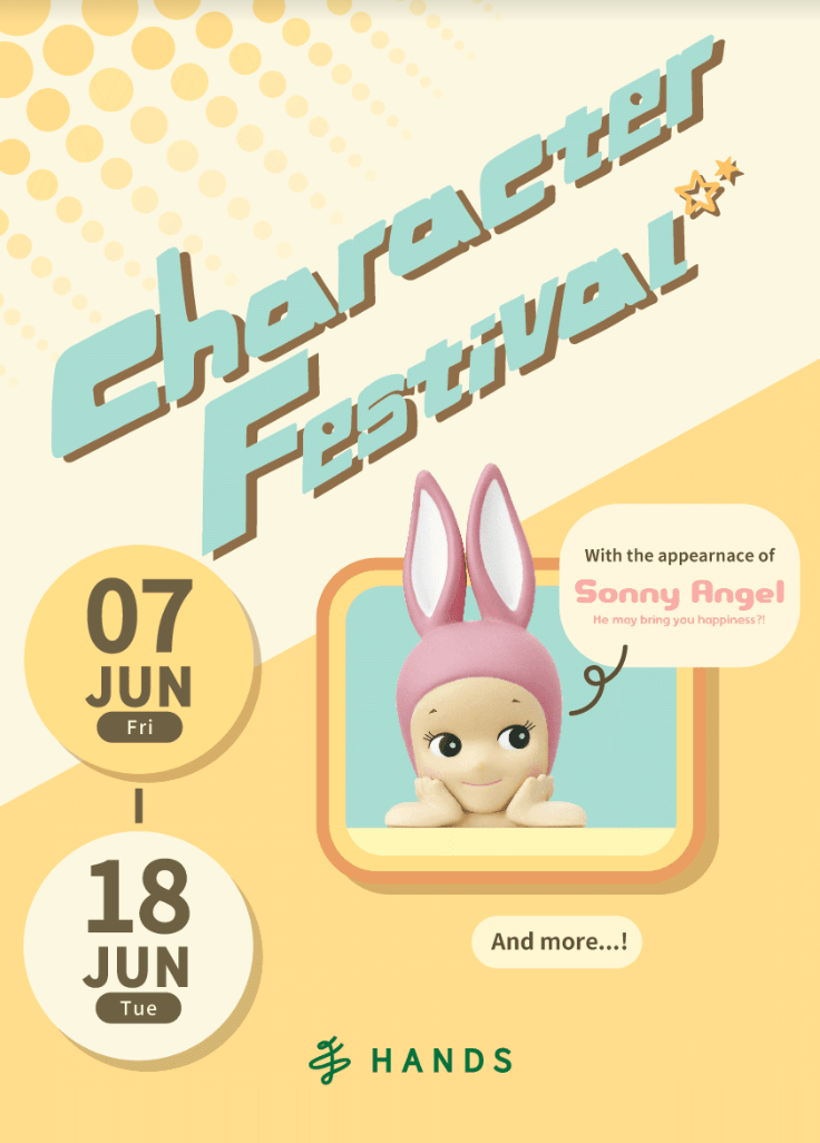 Shopping Time: HANDS launches “Character Festival” this June, featuring ...